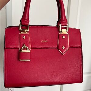 Aldo | Bags | Aldo Red Handbag | Poshmark